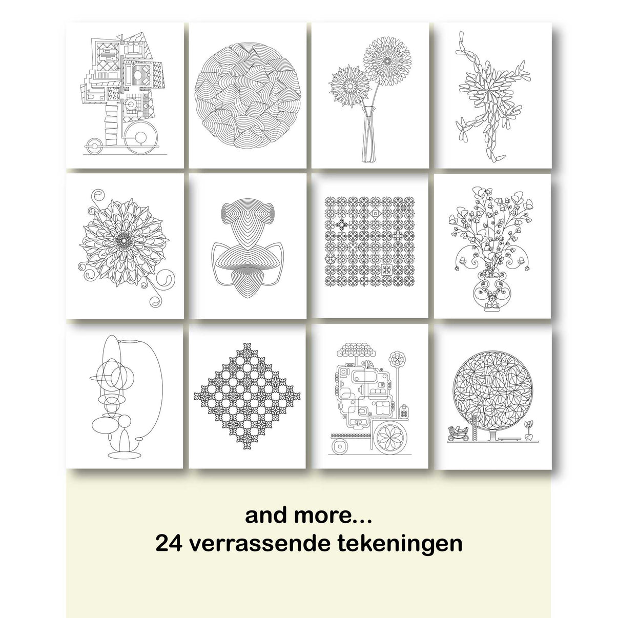 Modern dutch coloring book nr 2 - DIY - Modern & origineel